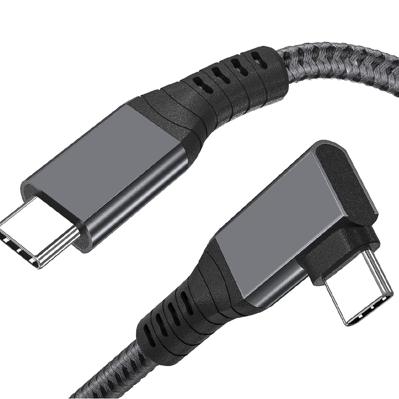 Usb 240W USB 4 Cable for Thunderbolt 4, Right Angled Thunderbolt 4 ...
