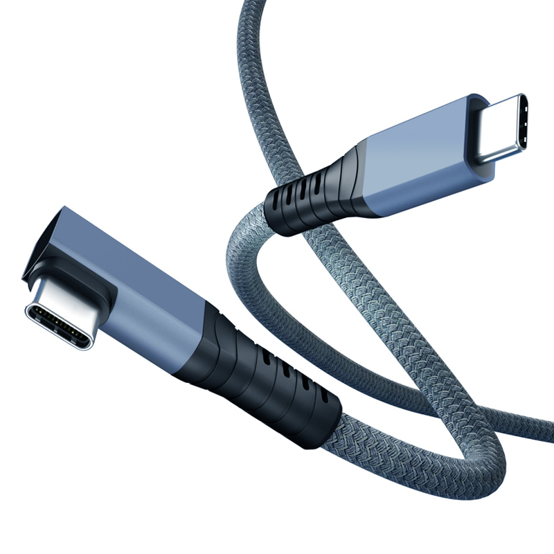 Usb USB 4 Cable, Right Angled, (240W, 40Gbps, 8K Video) Compatible with ...